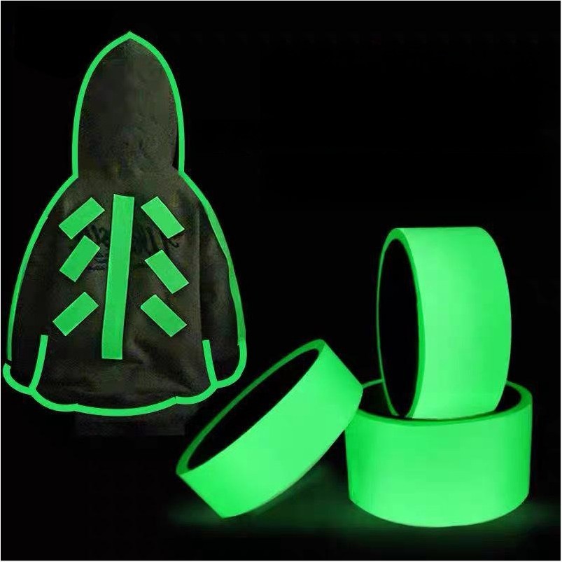Luminous tape warning fluorescent tape high viscosity waterproof self ...