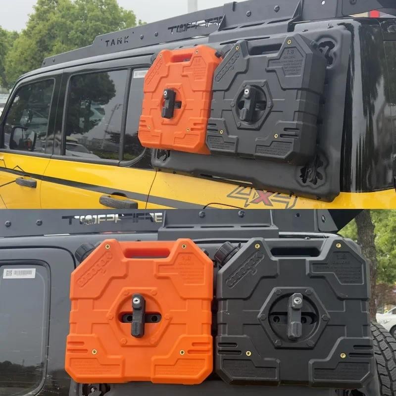 Outdoor 7.5L Plastic Fuel Tank Oil Gasoline Diesel Can Fuel Drum ...