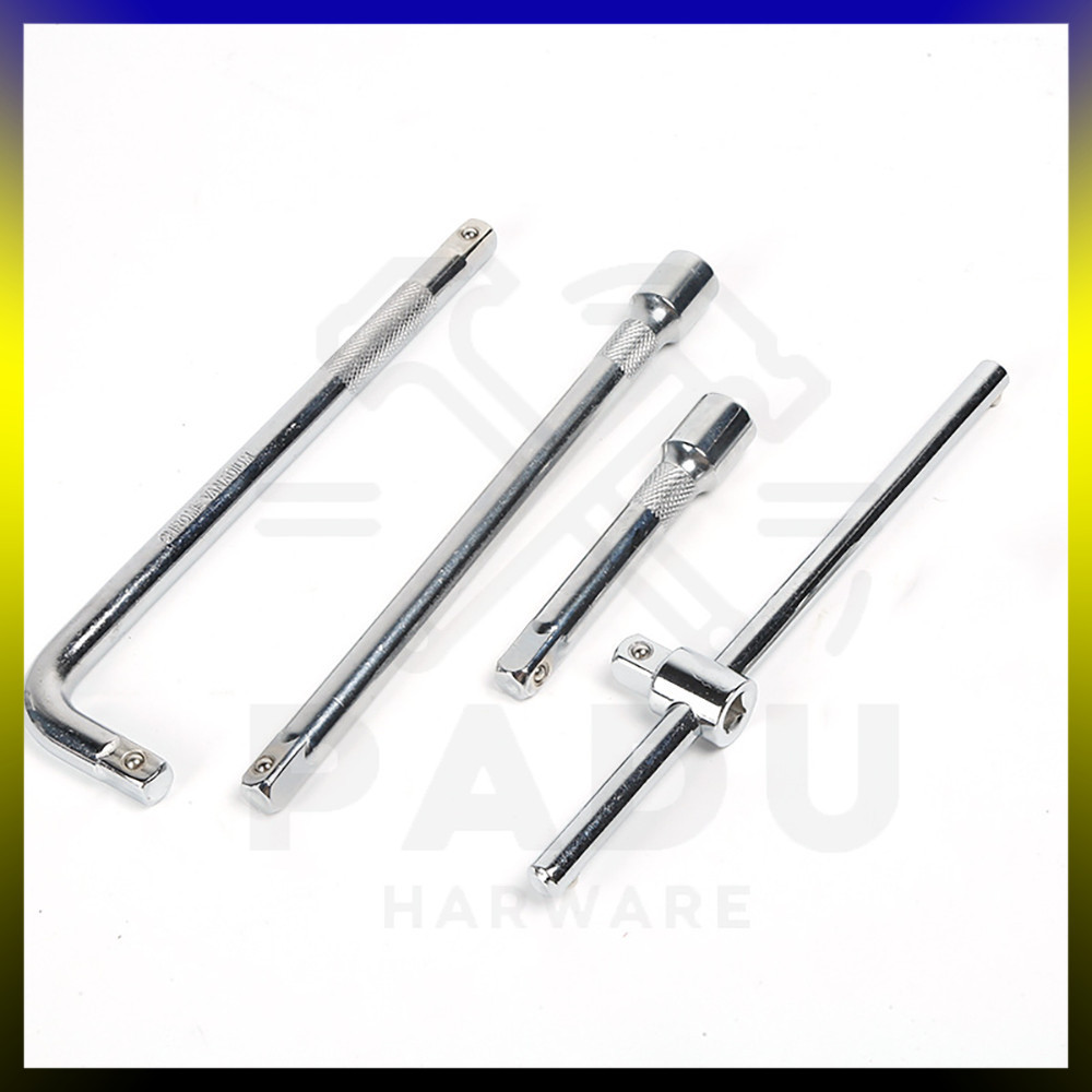 CR-V Chrome Box Socket Long Extension Bar Spanner Wrench Square Drive 1 ...