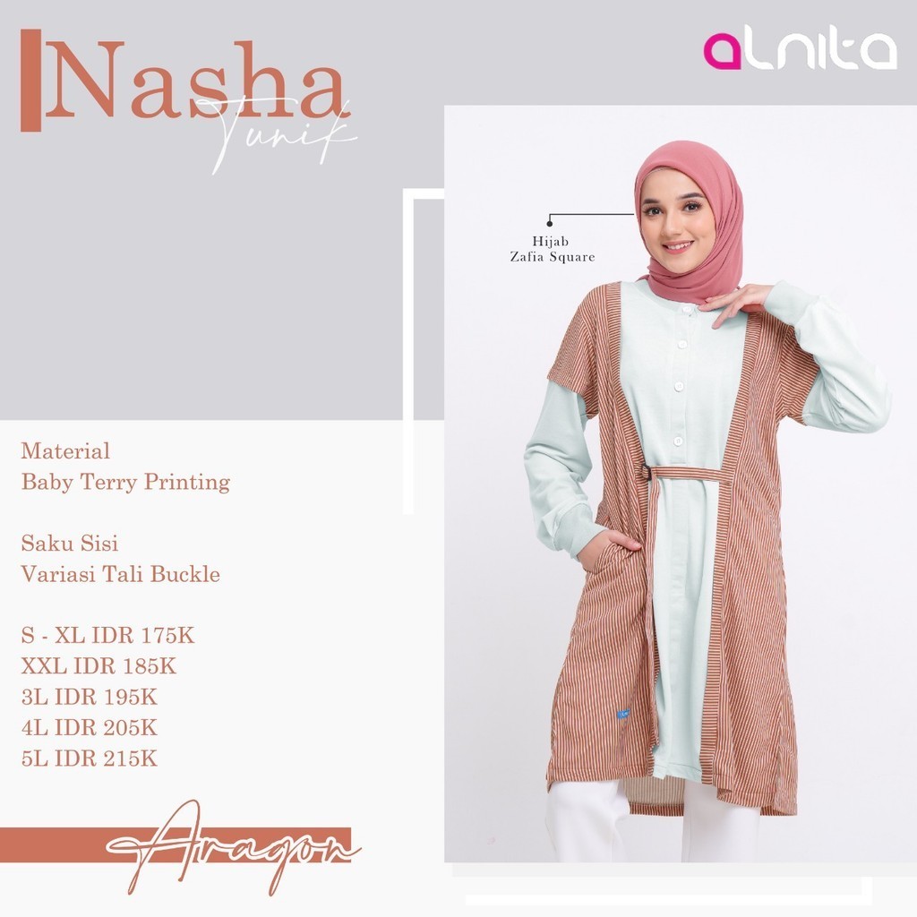 Latest Premium Adult Women's Tuni Nasha by Nibras | Shopee Malaysia