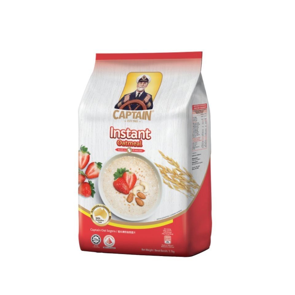Captain Oats Instant 1.1kg (Foil Pack) | Shopee Malaysia