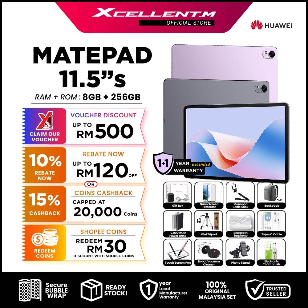 HUAWEI Matepad 11.5s PaperMatte Edition WIFI [8GB RAM 256GB ROM ...