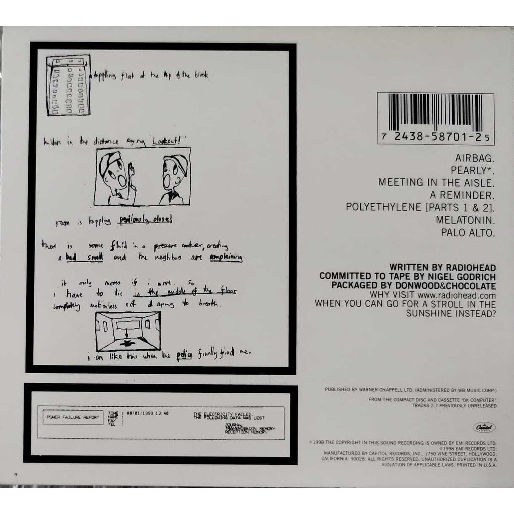(Used) RADIOHEAD Airbag / How Am I Driving? CD Single (US) | Shopee ...