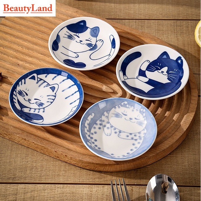 Ready Stock~ Japanese Style Wedding Gift 4pcs Cute Cat Ceramic Food ...