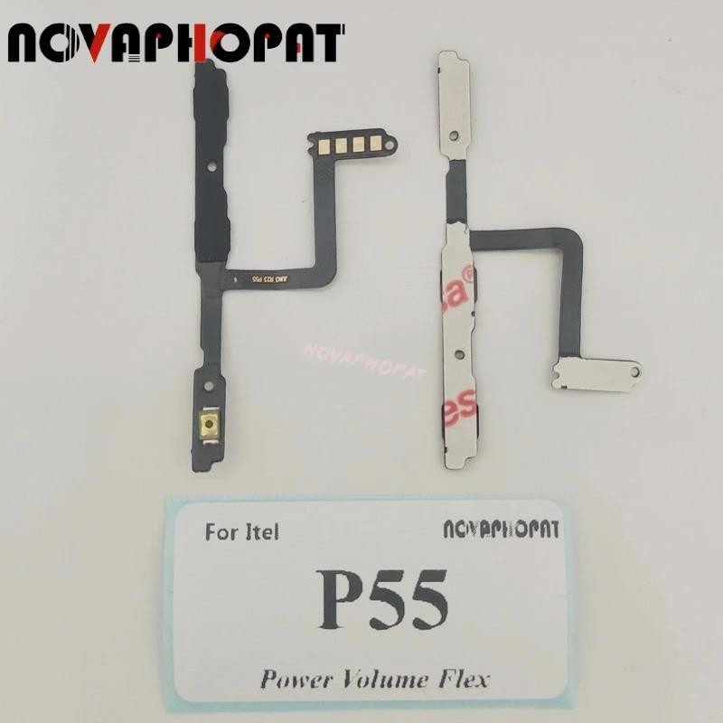 Novaphopat For Itel P55 4G A666L Power On Off Volume Up Down Ribbon ...