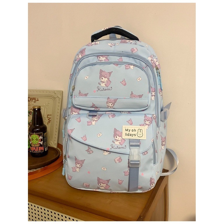 Beg galas Kuromi baru, sederhana, comel dan bergaya, beg belakang, beg ...