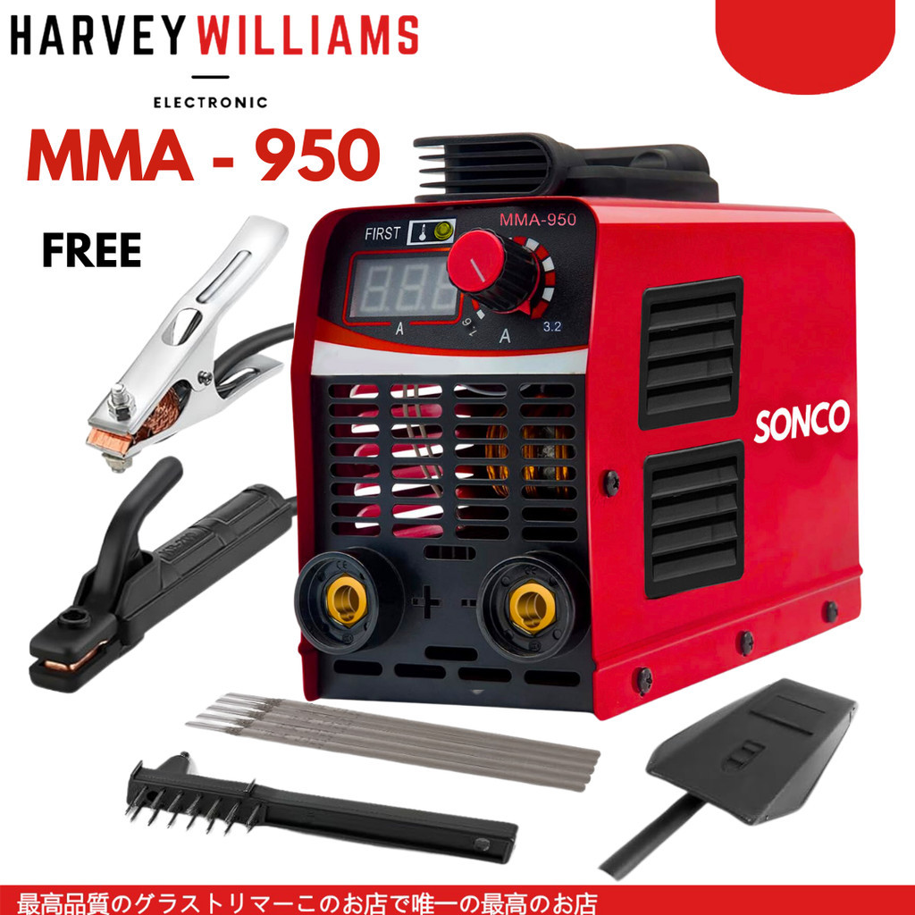 SONCO MIG Welding Machine Set Gasless MIG/MMA/TIG 3in1 Inverter IGBT ...