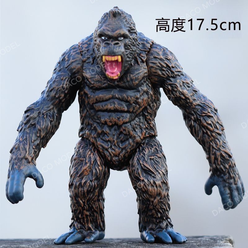 Godzilla vs. King Kong Monster Gorilla Model kit garaj Boneka alat ...