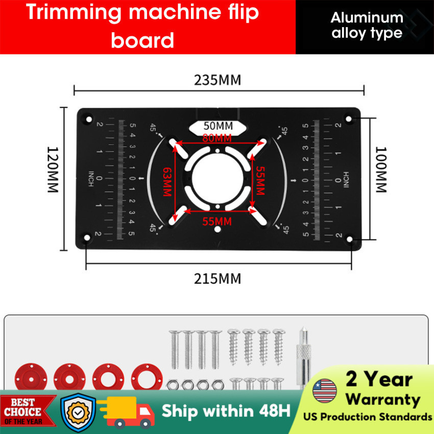 Alloy Router Table Insert Plate Woodworking Benches Table Saw For ...