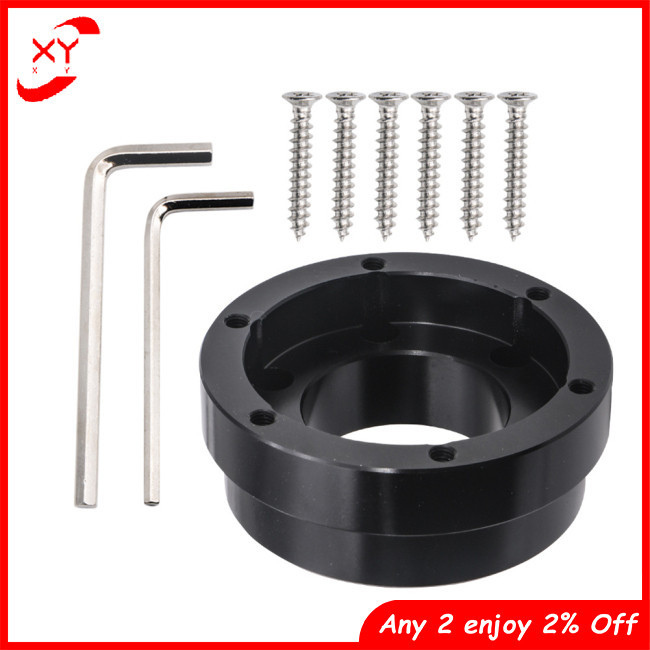 XY 70MM Steering Wheel Adapter Plate With Hex Wrench Screws Aluminum ...