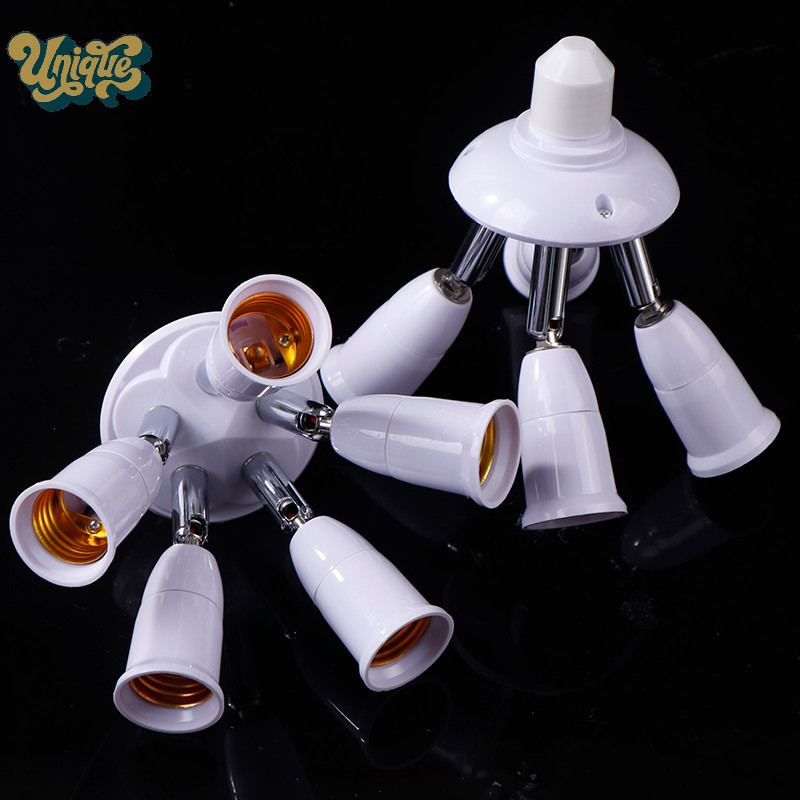 (Unique) 1PC Extension Light Adapter E27 Splitter Lamp Bulb Socket ...