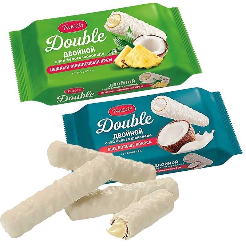 Russian Wafer Roll Original Imported KDV Pineapple White Chocolate ...