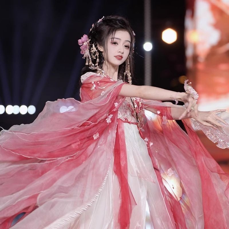 Luo Xingchen New Hanfu Twelve Flower God Made in Tang Chest-length ...