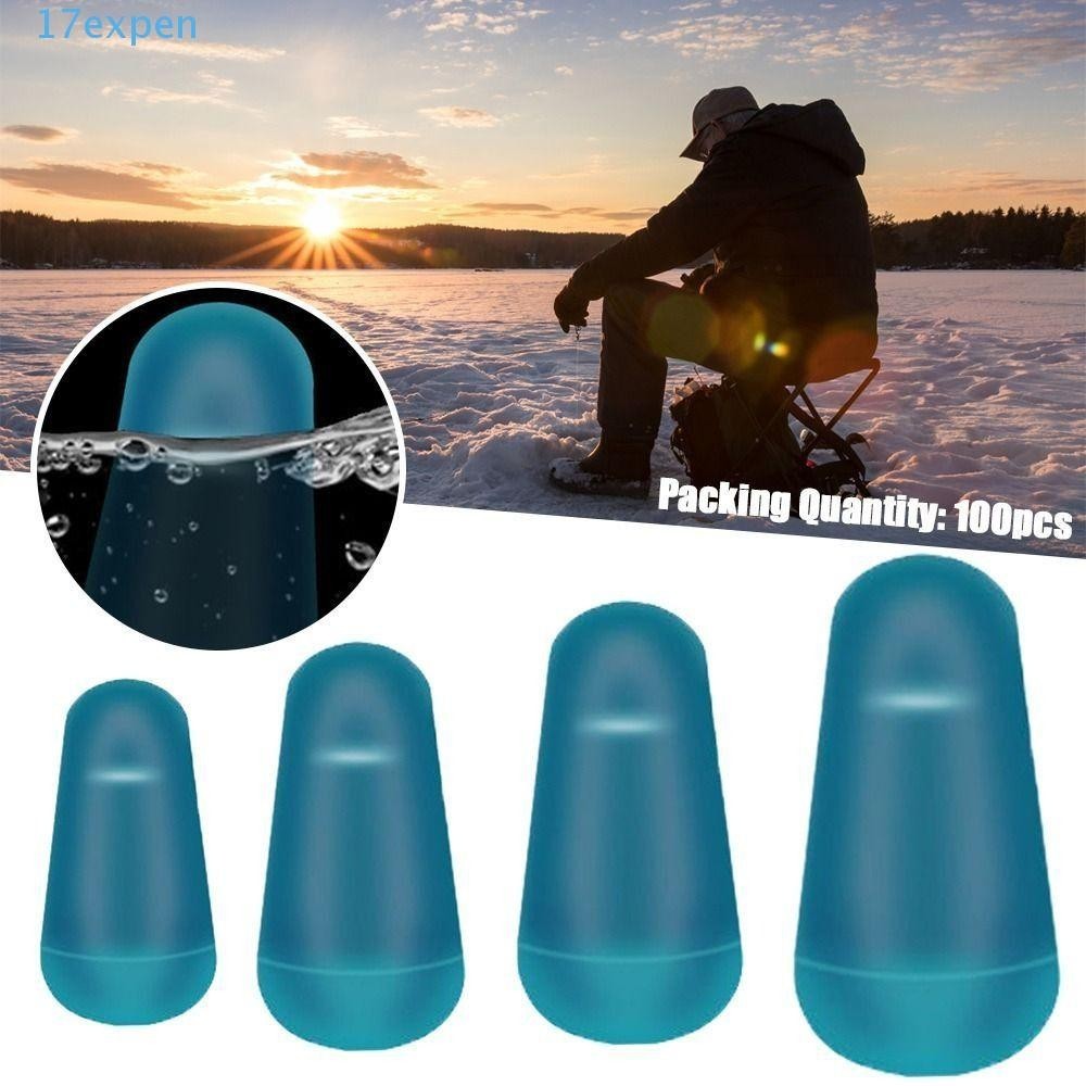 EXPEN Rubber Space Beans Crystal Blue Fly Fishing Rubber Oval Stopper ...
