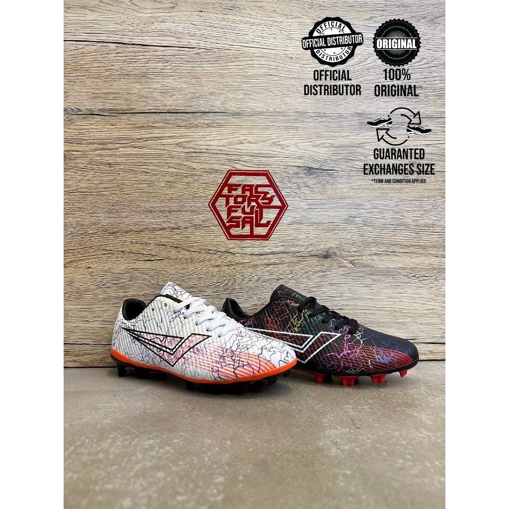 WINGZ JUNIOR WZ1215JR BLACK/WHITE FOOTBALL BOOTS | Shopee Malaysia