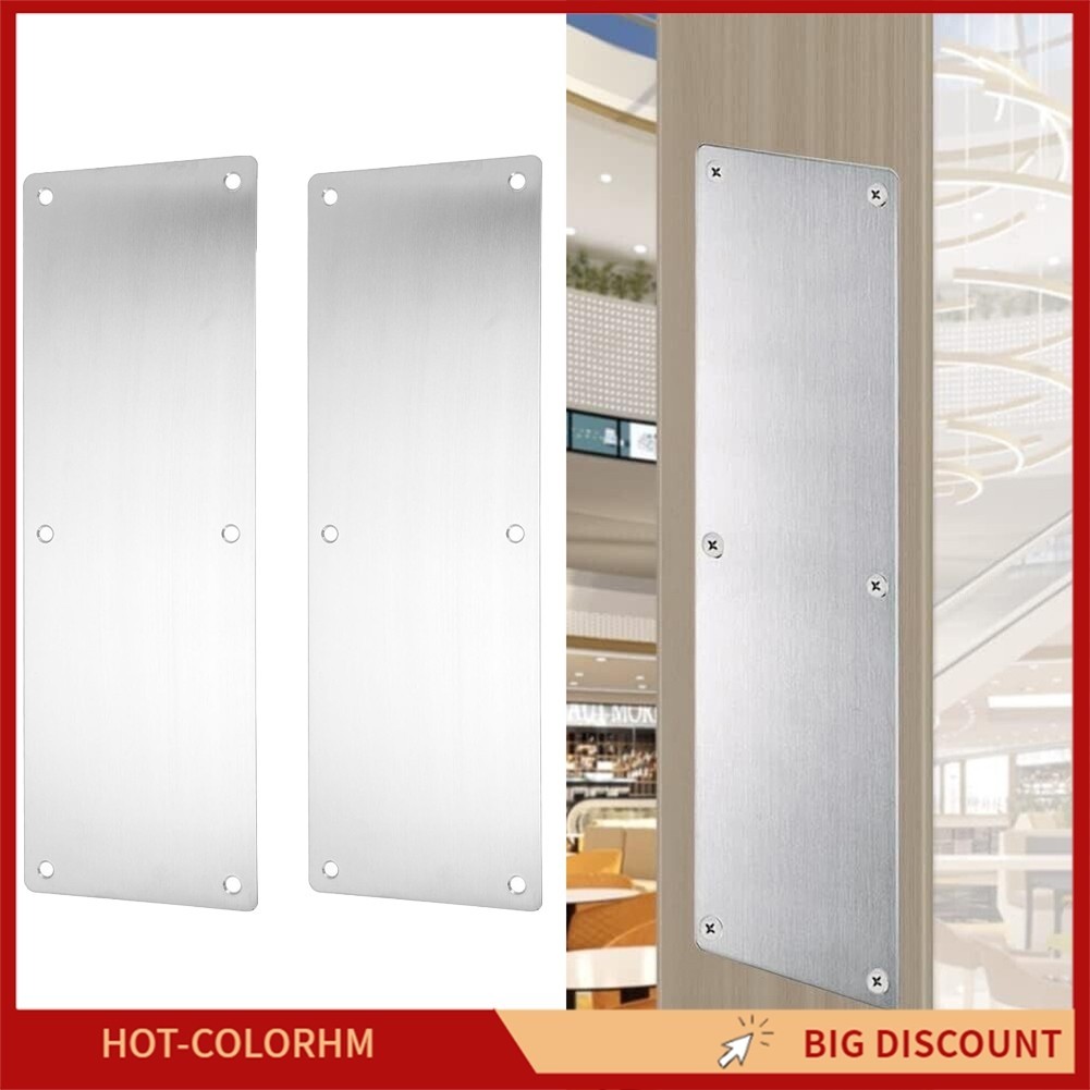 [CH]Door Push Plate Kick Plate Interior or Exterior Door Protection ...