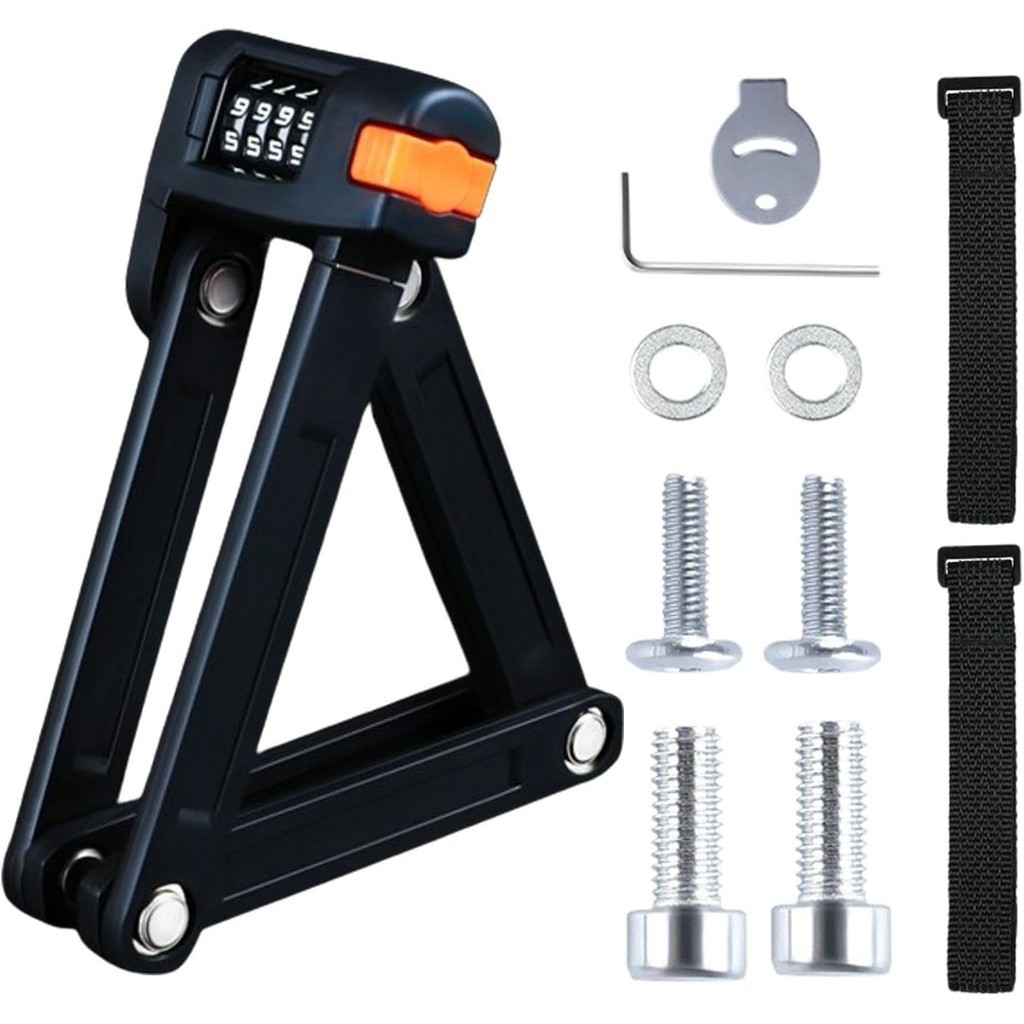 High Security Folding Cycle Lock,Heavy Duty Anti Theft Secure Guard ...