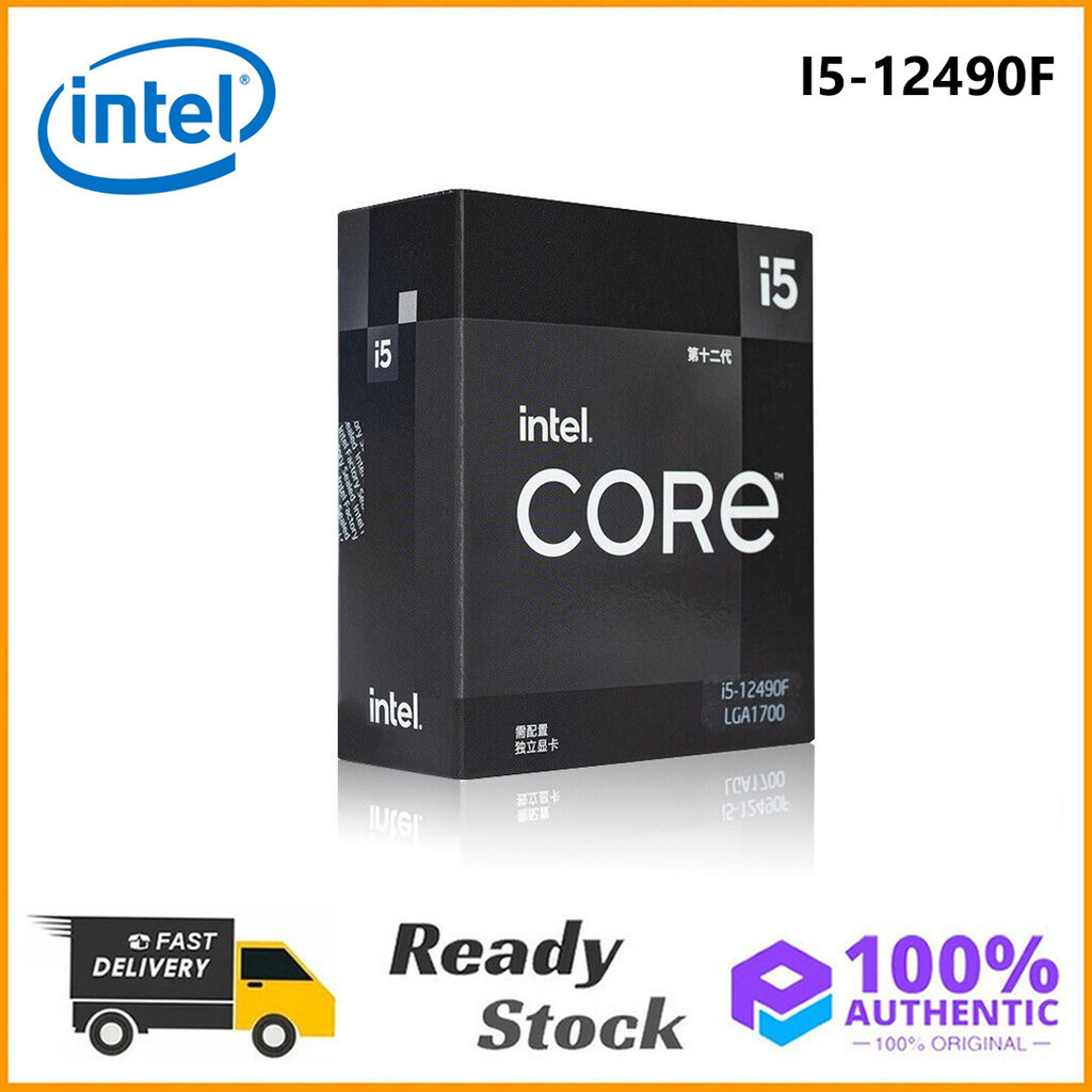 Intel 12th Generation I5-12490F CPU 6-Core 12 6-core 12 Thread Computer ...