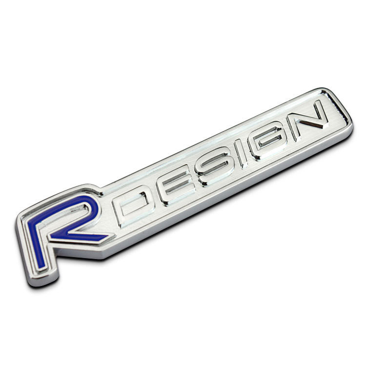 Rdesign R design Zinc Alloy Car Styling Emblem Badge 3D Sticker Auto ...