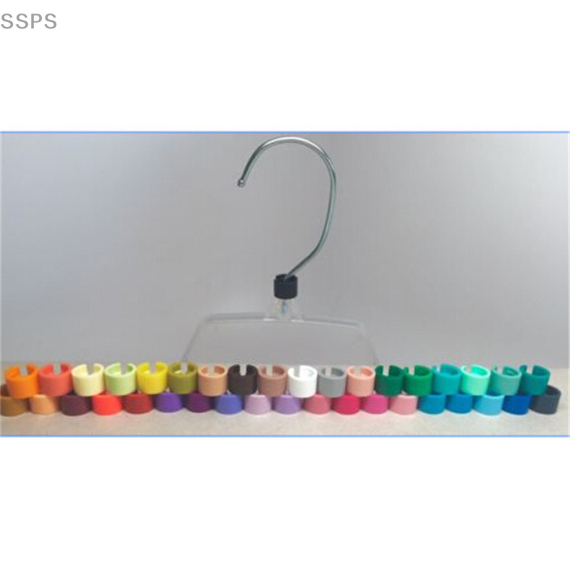 [SSPS] 100 Snap On Hanger Size Markers Garment Sizers Donuts Bagels ...