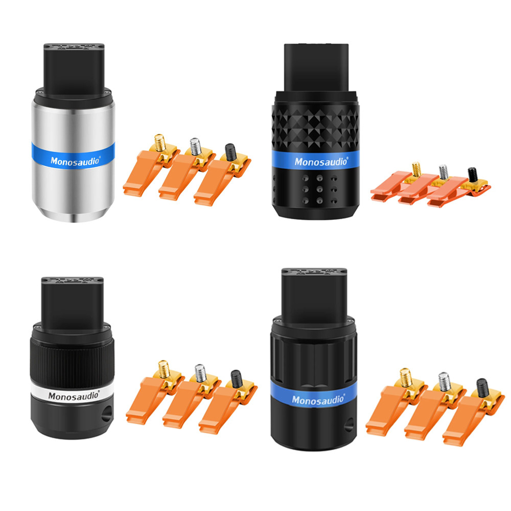 Monosaudio F120 F122 F124 F126 99.998%Pure Copper C19 20A IEC power ...