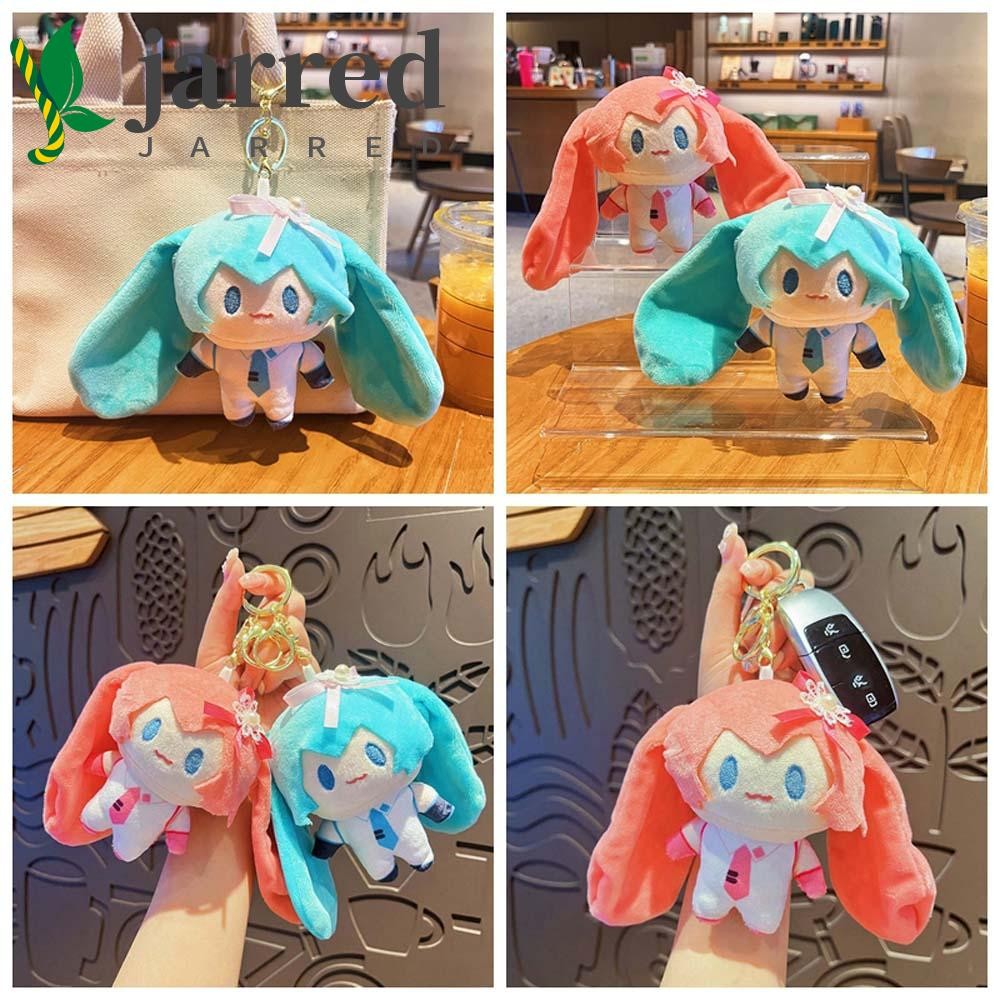 JARRED Hatsune Miku Keyring, Q Version Cartoon Plush Hatsune Miku ...