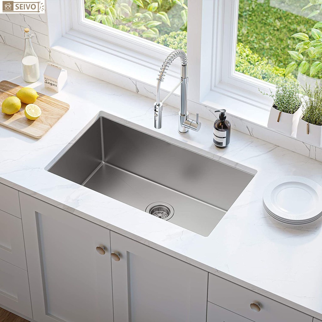 Handcraft SUS 304 Stainless Steel Undermount Kitchen Sink | Shopee Malaysia