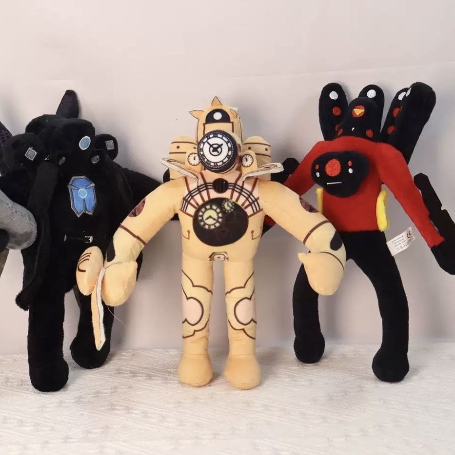 2024 Man Monitor Plush Toy Titan Audio King Clock Man2024 Toilet Man ...