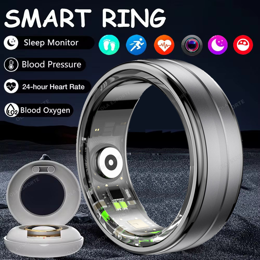 2024 New For Xiaomi Smart Ring Men Women, Heart Rate and Blood Oxygen ...