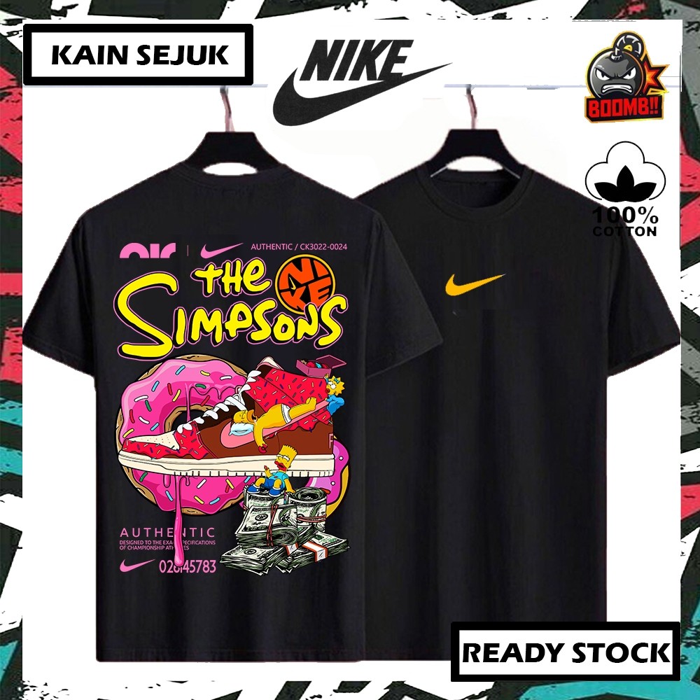 100% PREMIUM COTTON NIKE THE SIMPSONS 2 Cotton Tshirt T Shirt ...