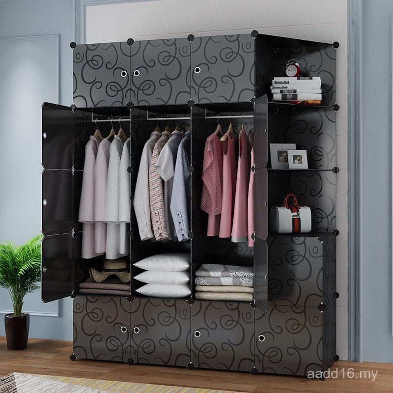 Kain pemasangan almari baju sederhana, kabinet sederhana moden, bilik ...