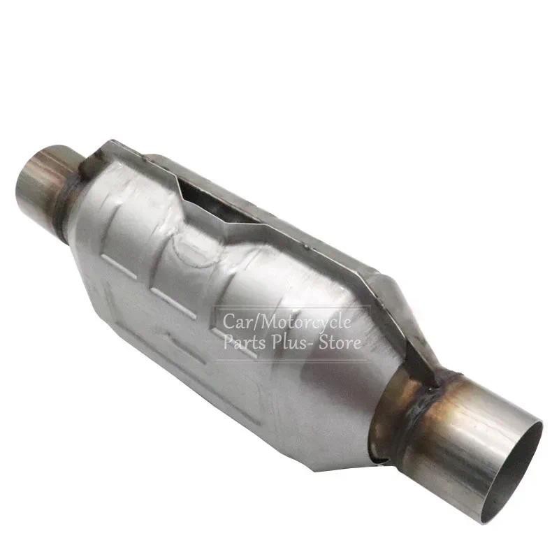 Universal Catalytic Converter, 2"/2.25"/2.5"/3" Inlet/Outlet High Flow ...