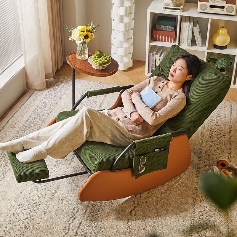 Adult Rocking Chair Home Recliner Mid-Ancient Rocking Chair Lazy Bone ...