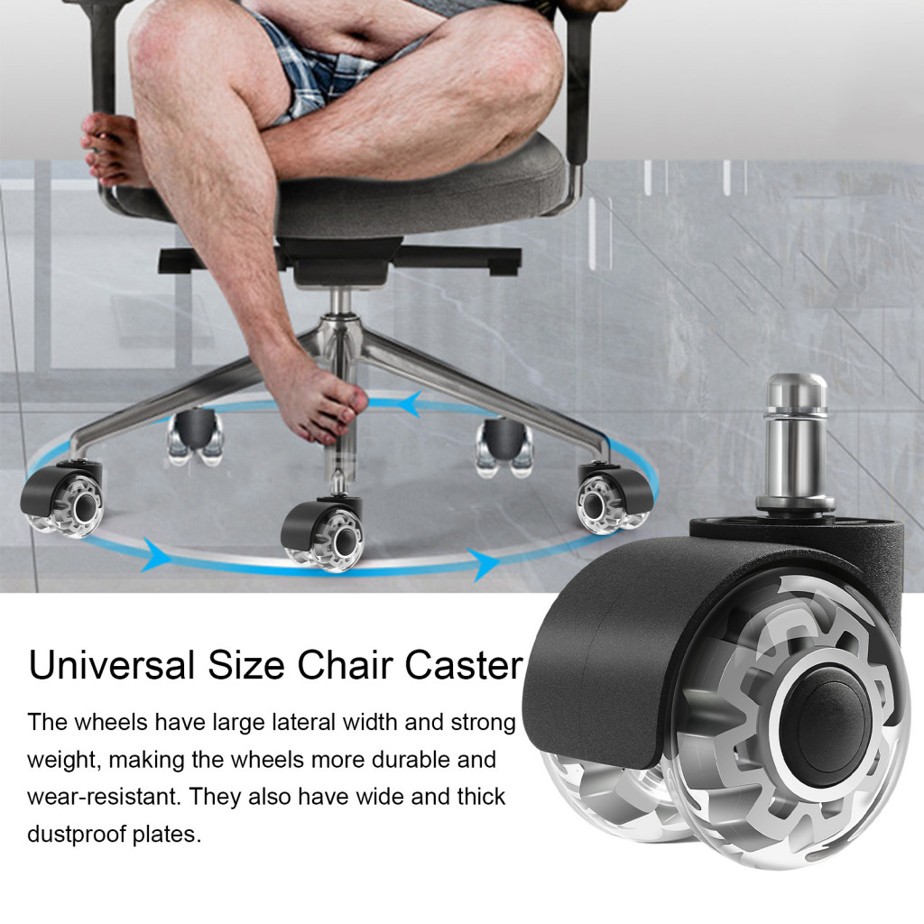 TF* Computer Chair Caster Office Chair Wheel Replacement 2-inch Heavy ...