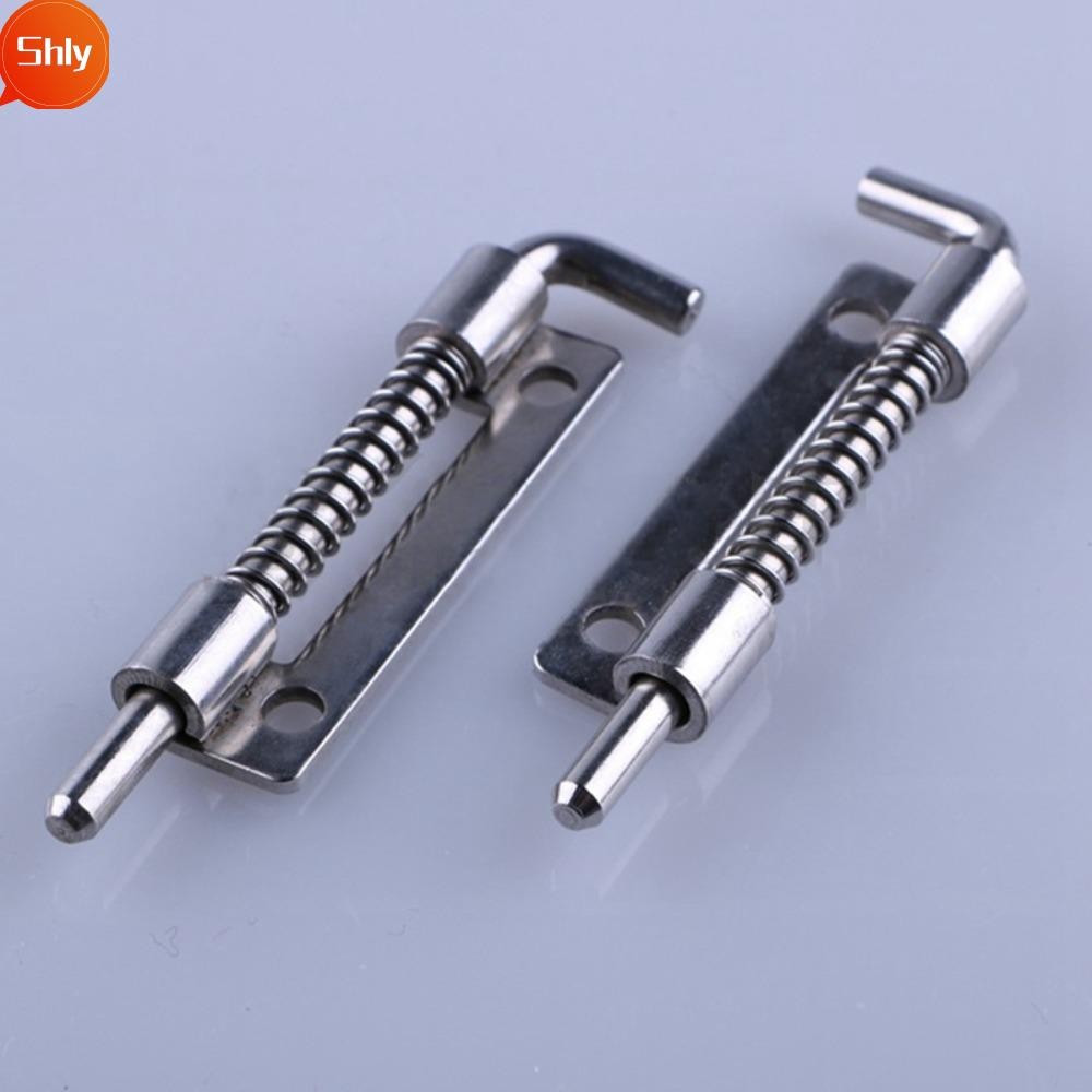SHLY Spring Loaded Door Lock Bolts, Padlock Clasp Anti-theft Door Latch ...