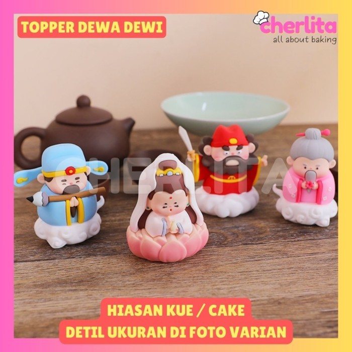 Chinese Chinese New Year Mooncake Display of God and Goddess of Luck ...