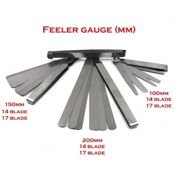 [14 / 17] Metric Feeler Gauge Feeler Gauge Thickness Gap Feeler Valve ...
