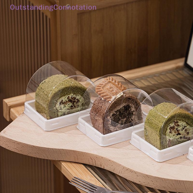 OutstandingConnotation 10pcs Mousse Cake Box With Lid Swiss Roll ...