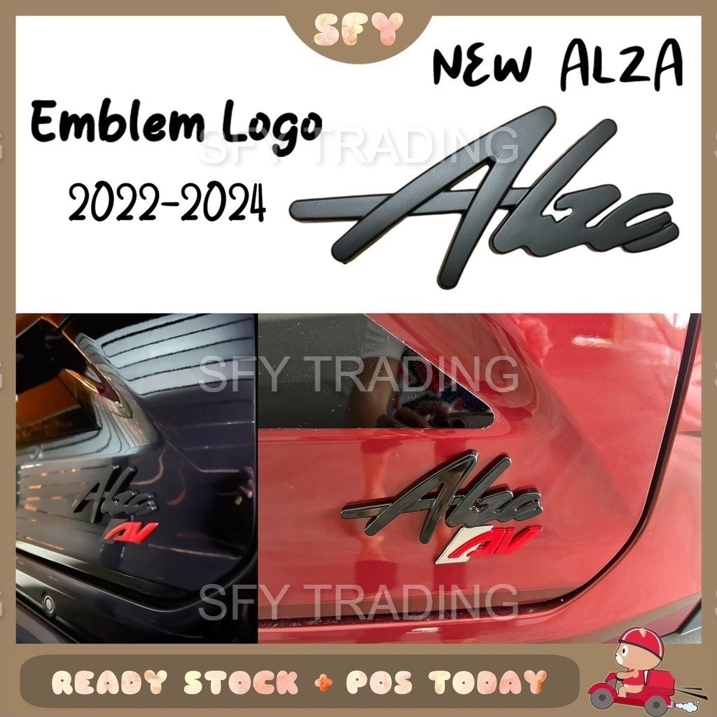 Perodua New Alza 2022-2023 Logo Emblem Alza Baru Pnp Tak Perlu Buka ...