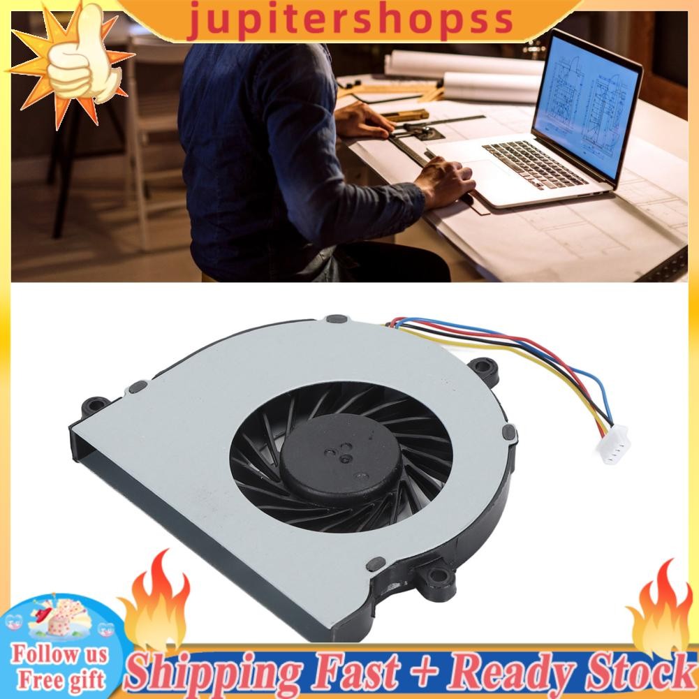 Jupitershopss CPU Cooling Fan Computer 4 Pin Connector Compact Easy ...