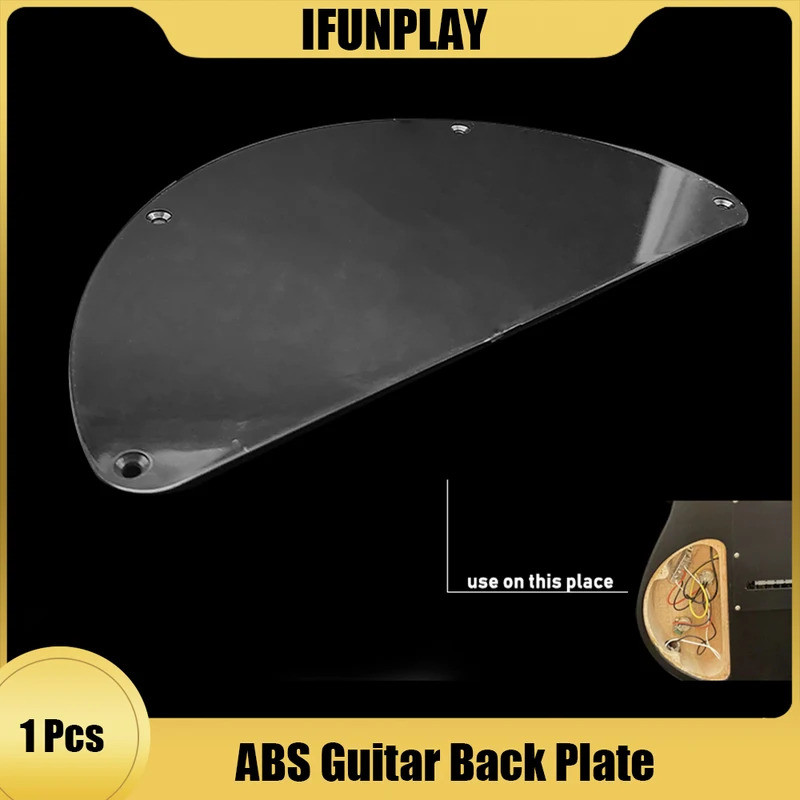 Plastic Semicircle Shape Guitar Back Plate Backplate Cavity Cover ...