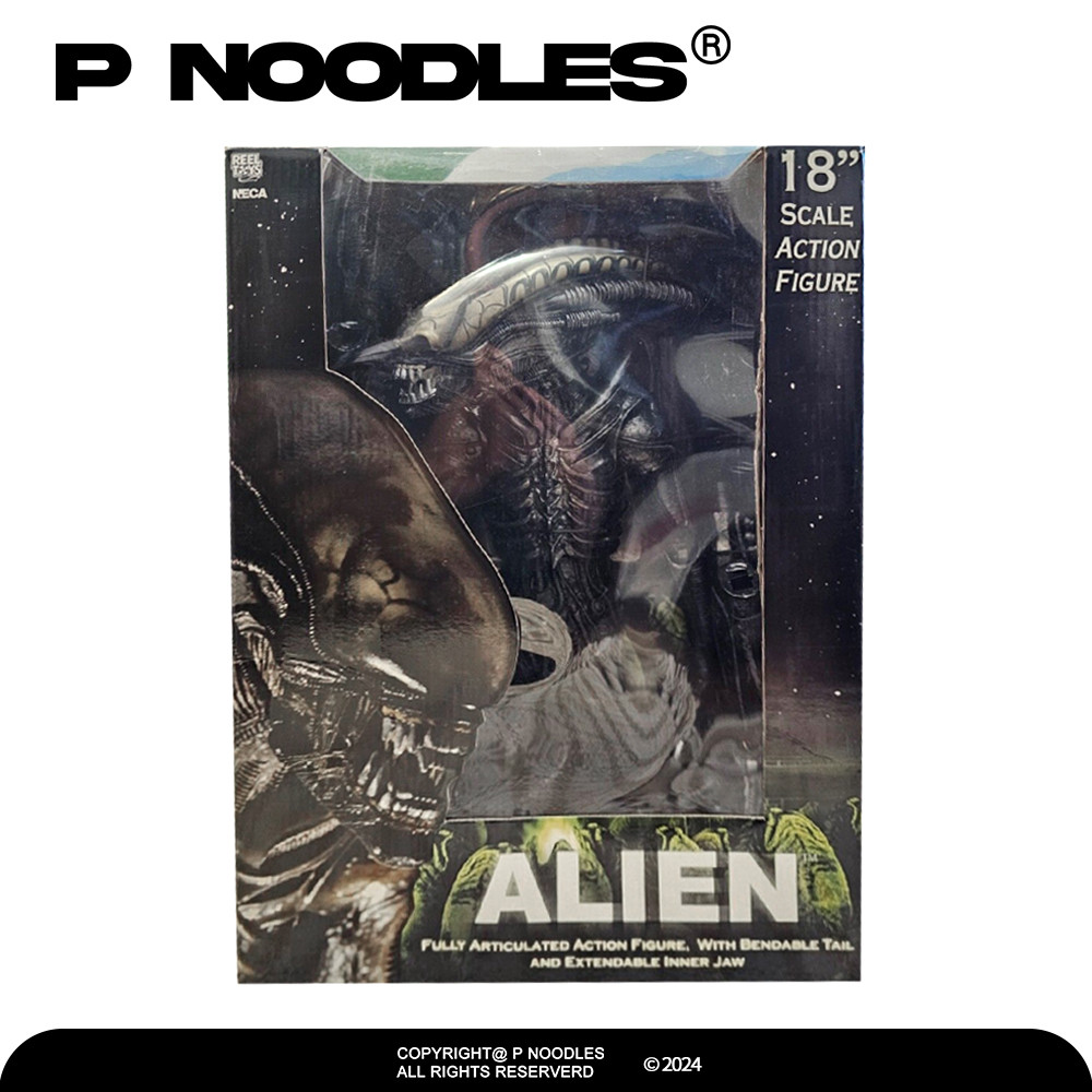 Neca Alien Wars Predator 1979 Transparent Brain Shell 60cm Movable ...