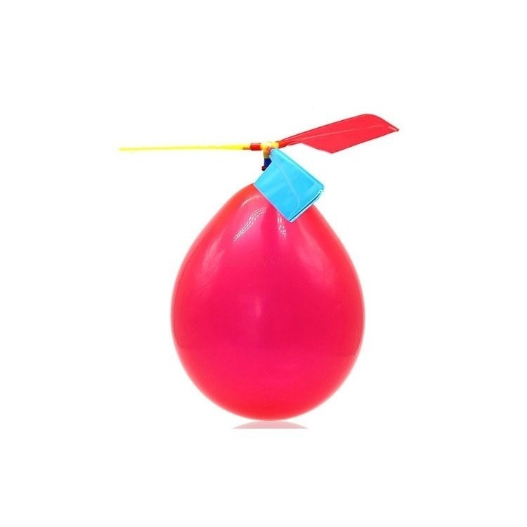 Student science experiment balloon plane helicopter UFO children DIY ...