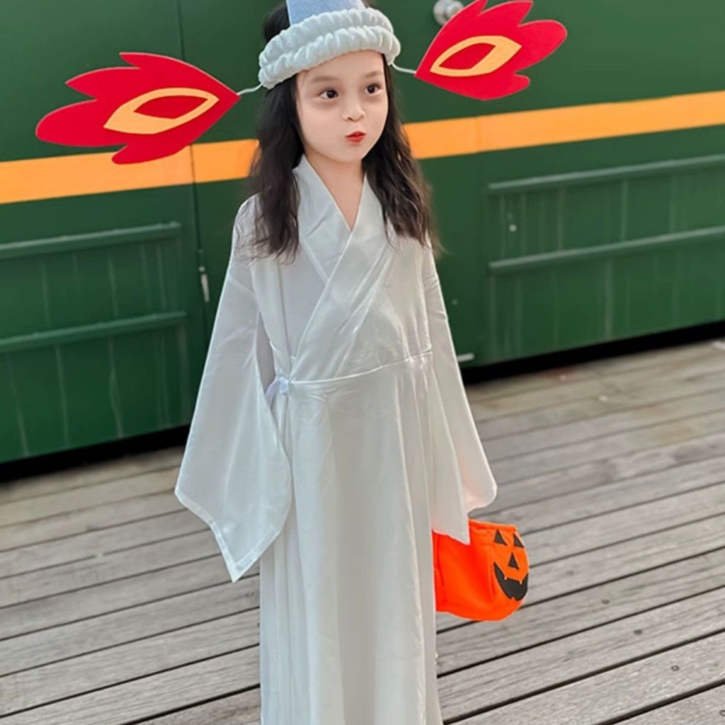 Halloween Children Costume cos cos cos Costume Yuan Xiangqin Cute Ghost ...