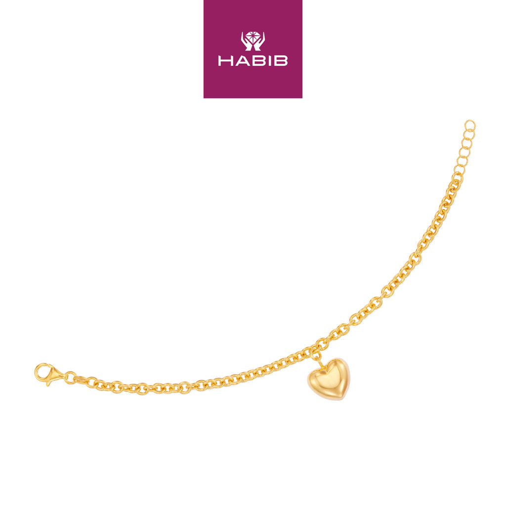HABIB 925 Silver Bracelet CJ-7-BR 28 | Shopee Malaysia