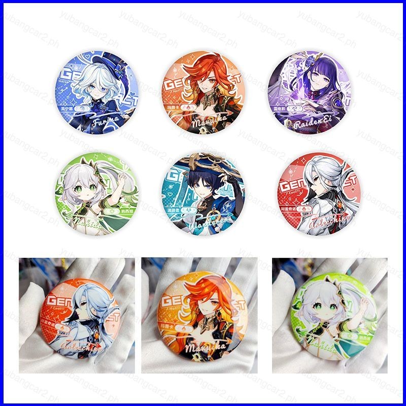 YB2 Genshin Impact badge Kinich Furina Mavuika Pyro Archon Zhongli ...