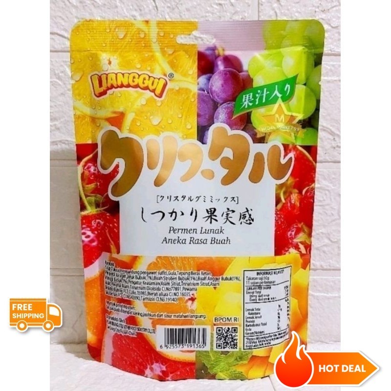 [viral Peeled candy] HALAL PEELED FUDGE 108gr/ LIANG GUI SOFT CANDY ...