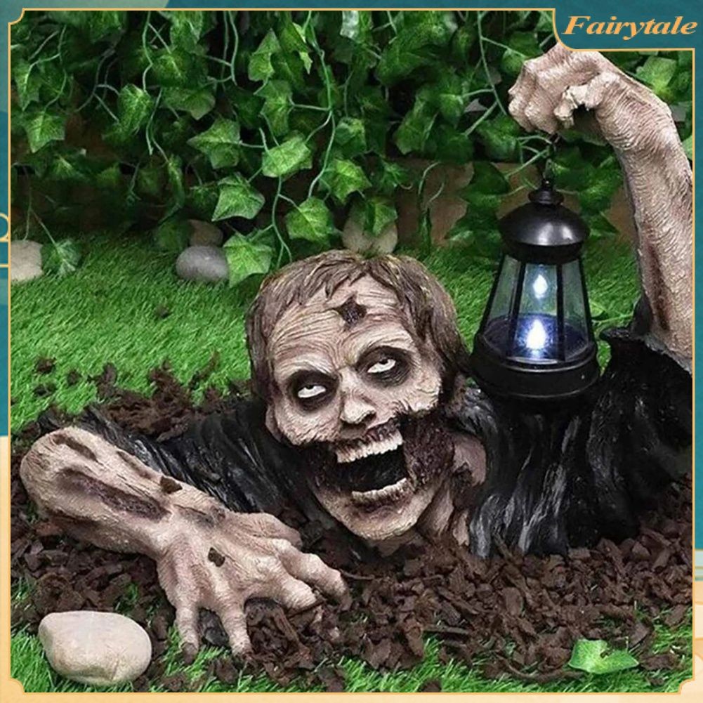 Party Decor Resin Haunted House Hideous Terrifying Halloween Outdoor ...