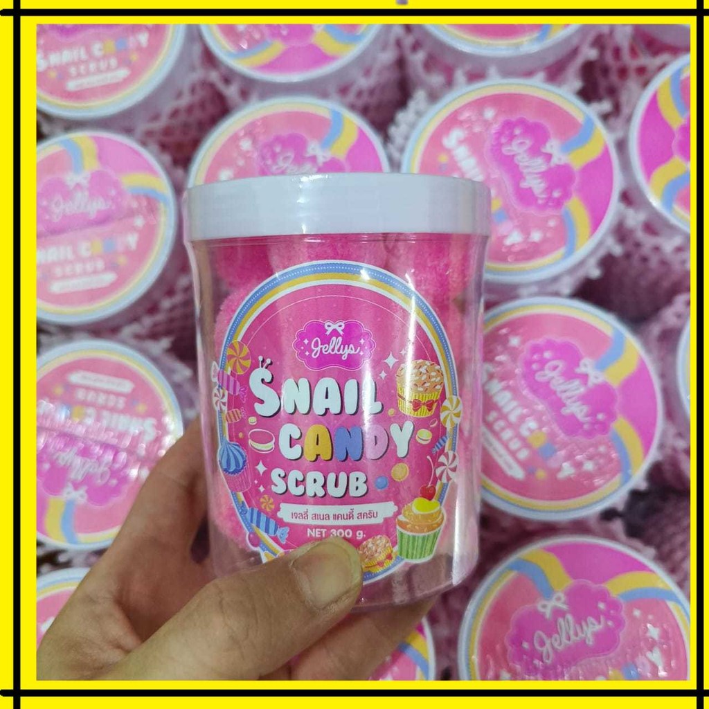 Thailand Jellys Snail Candy Scrub By Jelly 300gram | Shopee Malaysia