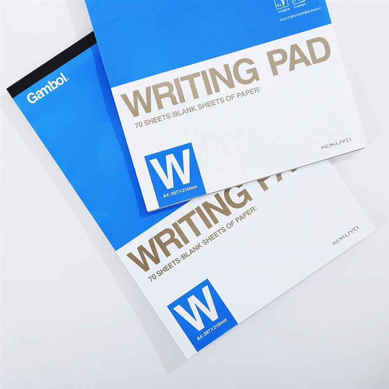 GuoyuGambolWatanabe Writing Pads Vertical Page Turning Soft Surface ...